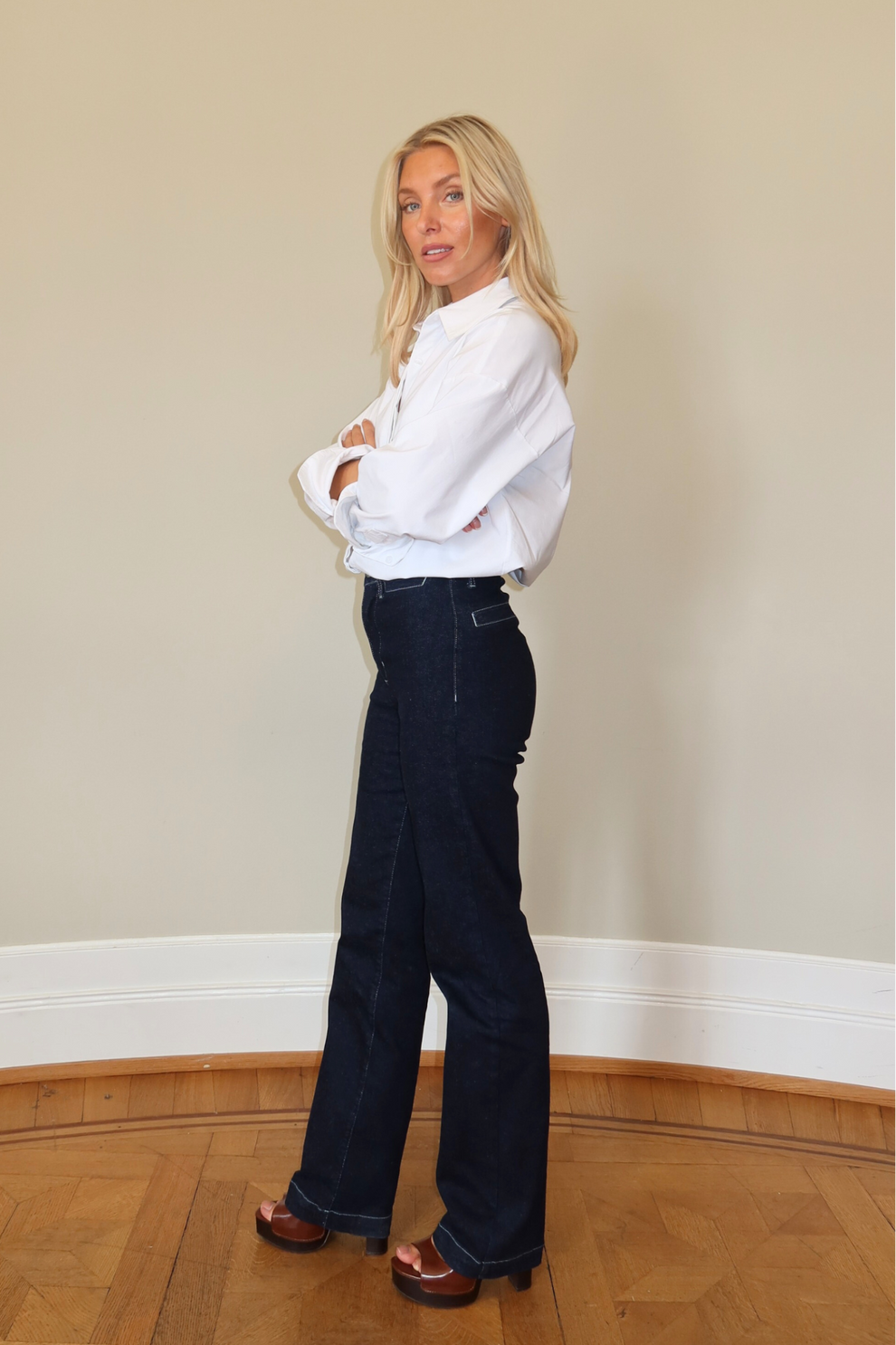 Grace Fit Jeans - Midnight Indigo – Sanne Alexandra