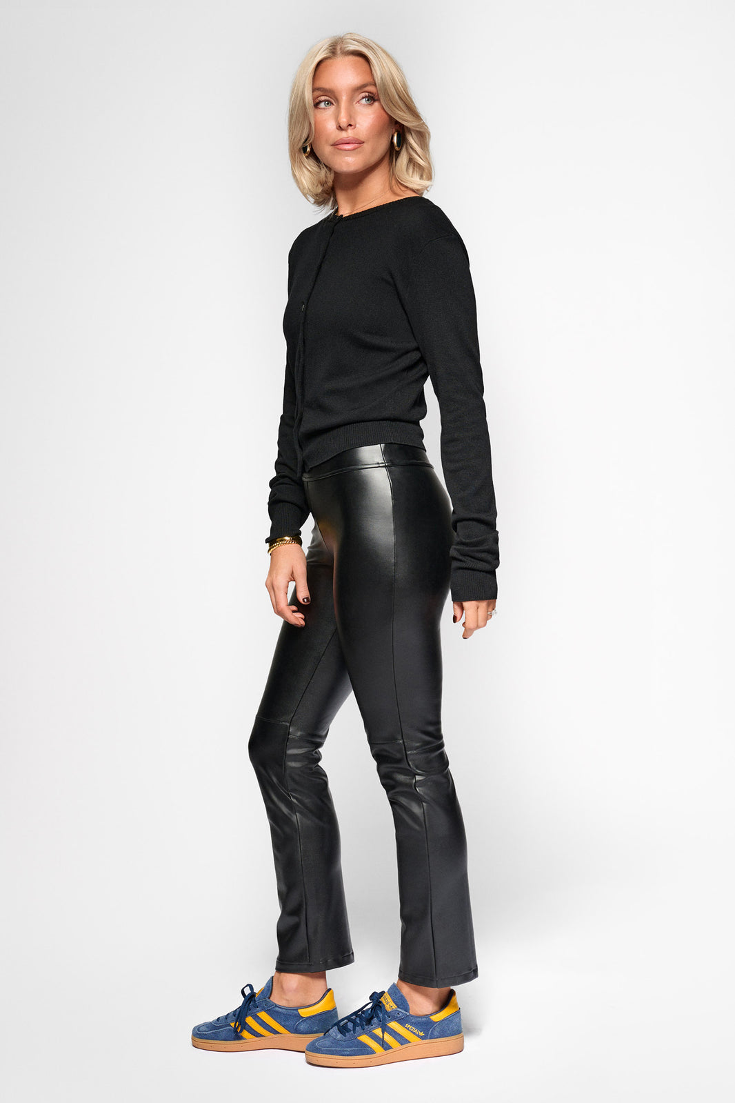 Flexible Faux Leather Pants - sannealexandra.com – Sanne Alexandra